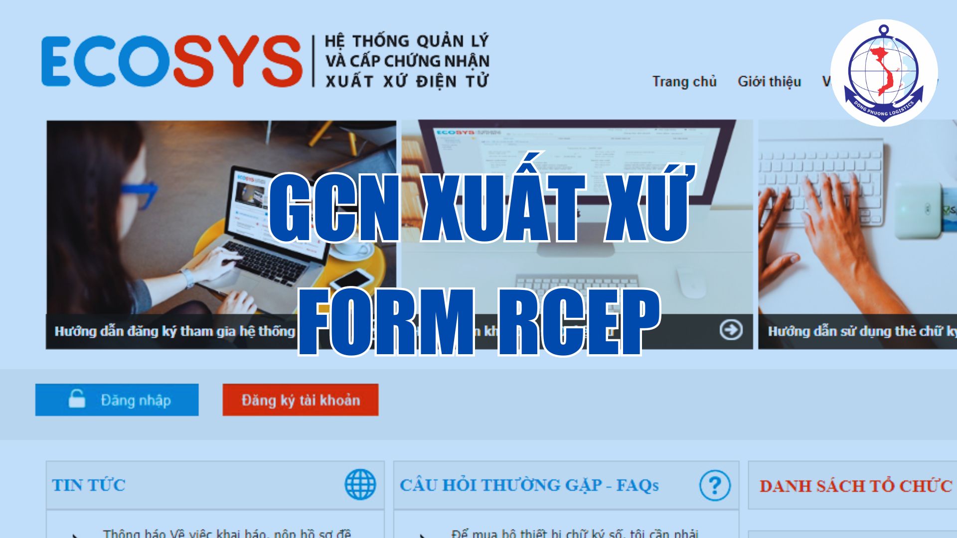 VĂN BẢN PHÁP QUY GIẤY CHỨNG NHẬN XUẤT XỨ FORM RCEP